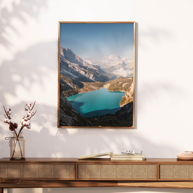 Switzerland Landscape Photography Print Set: Oeschinensee & Schafler ...