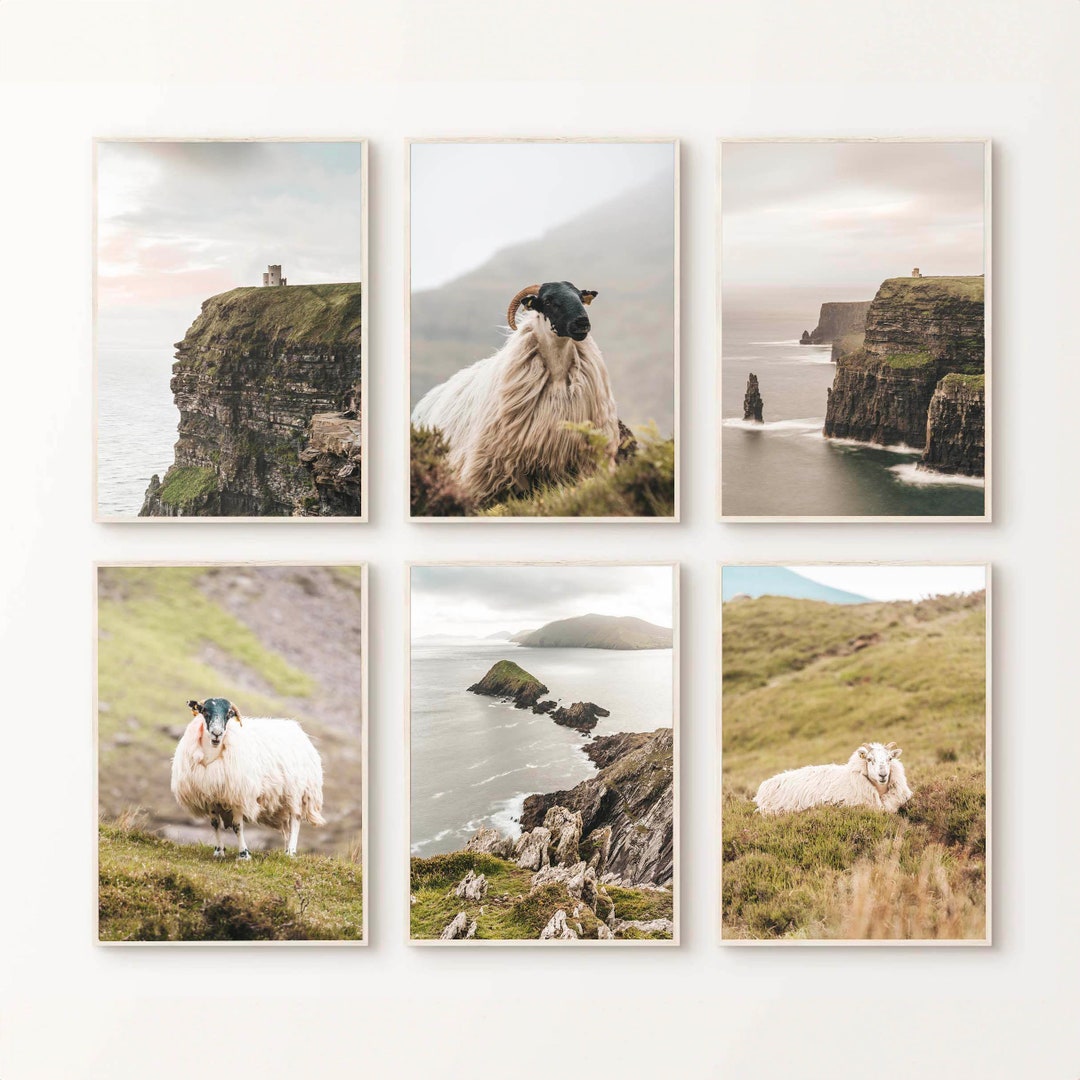 Set of 6 Irish Prints: Cliffs of Moher Dunmore Head Digital - Etsy