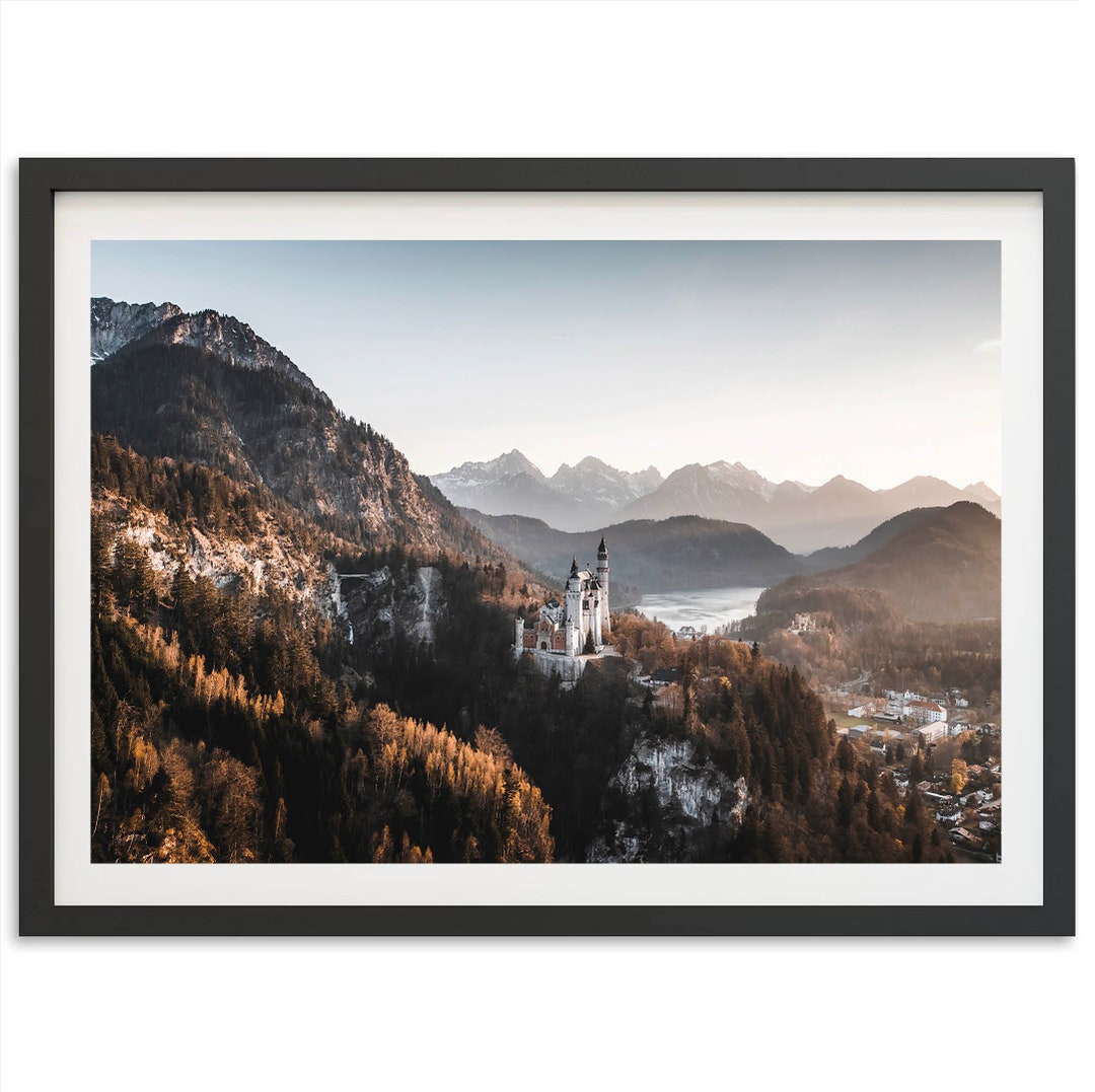 Neuschwanstein Castle, Fussen, Bavarian Alps, Germany Printable ...