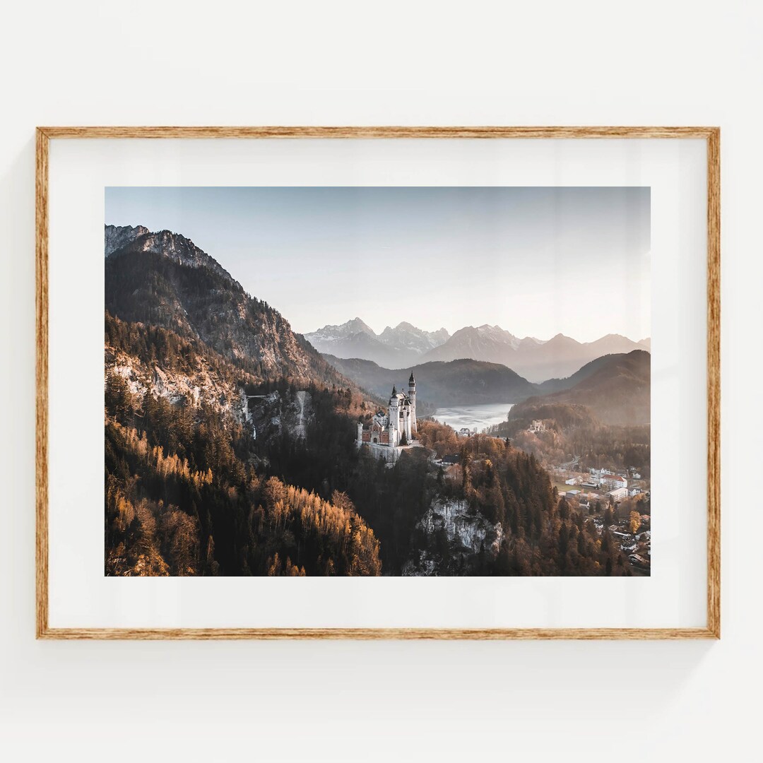 Neuschwanstein Castle, Fussen, Bavarian Alps, Germany Printable ...