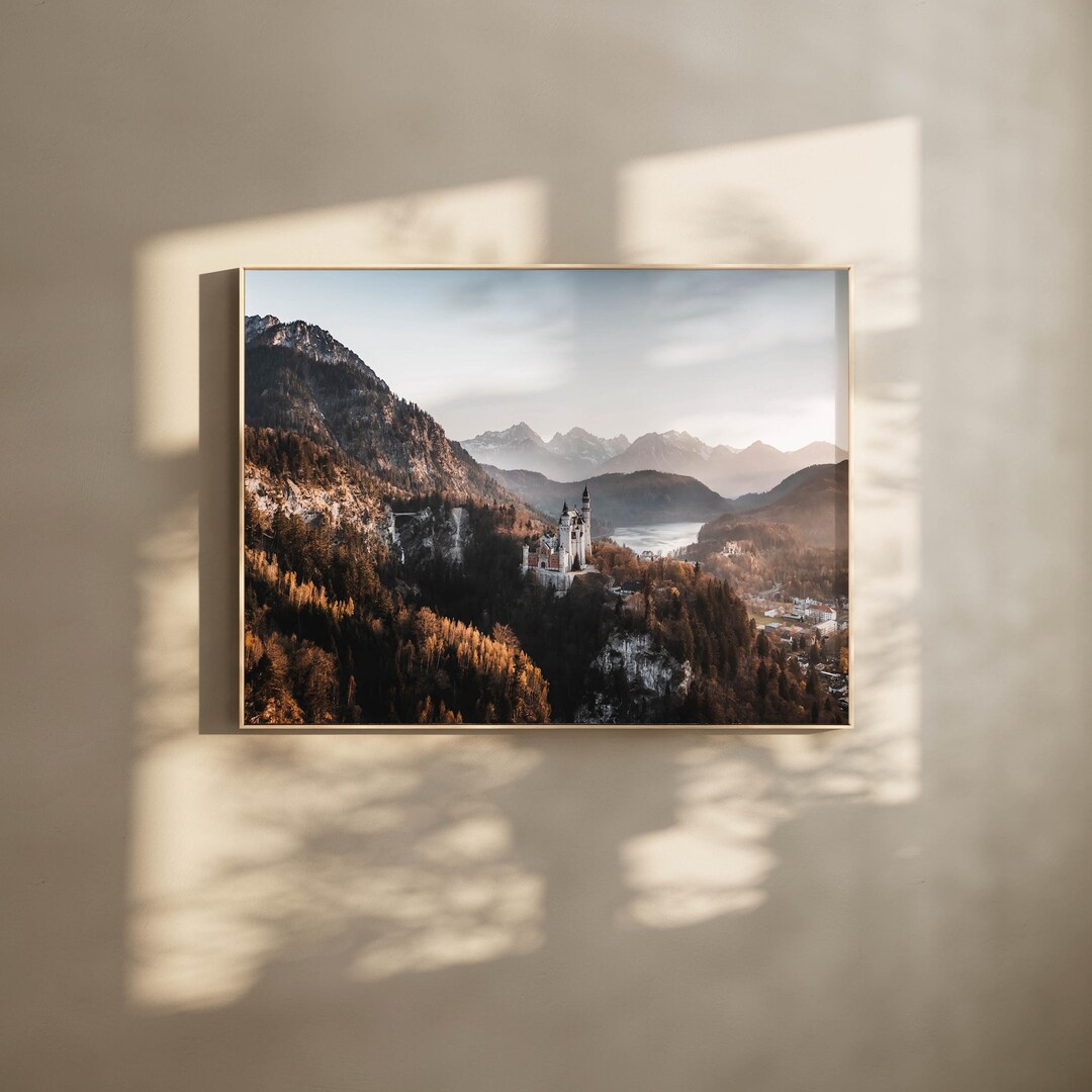 Neuschwanstein Castle, Fussen, Bavarian Alps, Germany | Landscape ...