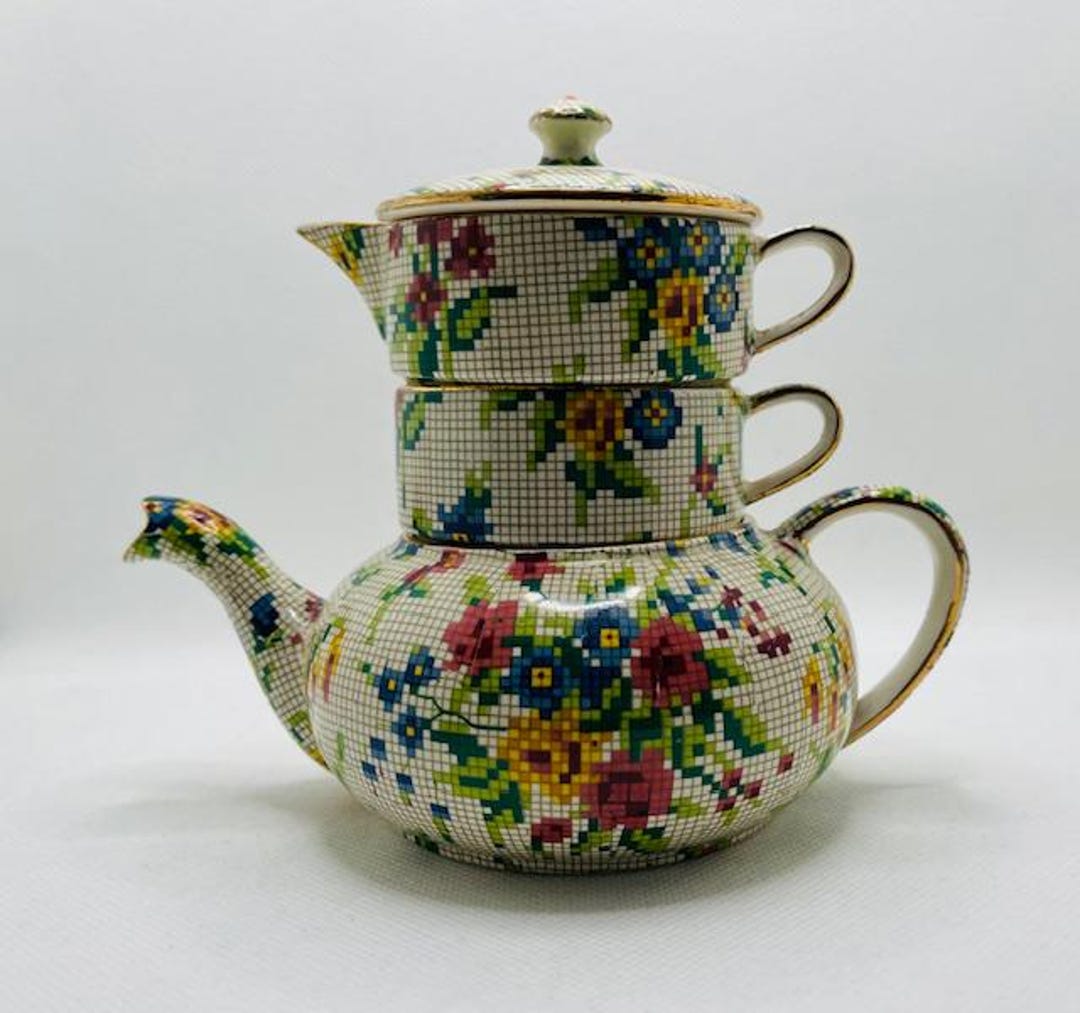 Royal Winton Grimwades Queen Anne Stacking Tea Set - Etsy