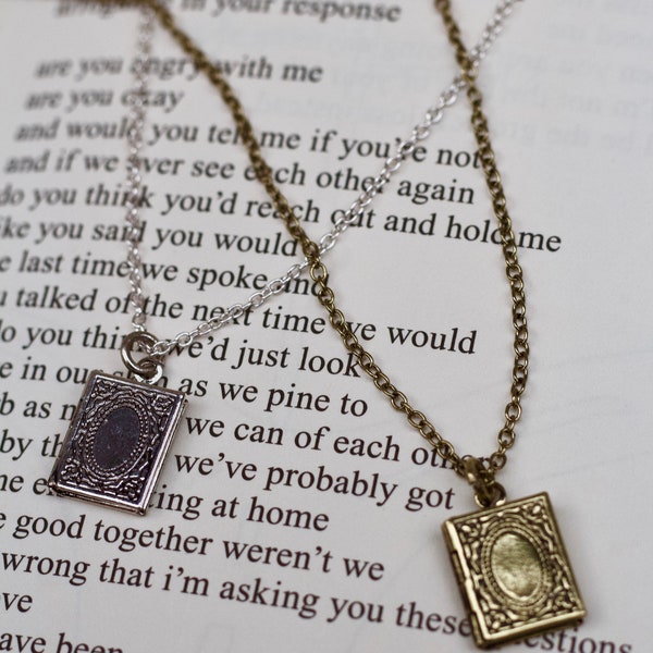 Book Locket - Etsy