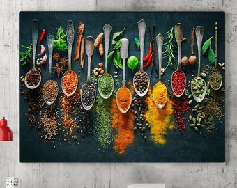 Kitchen Seasoning Poster - Etsy