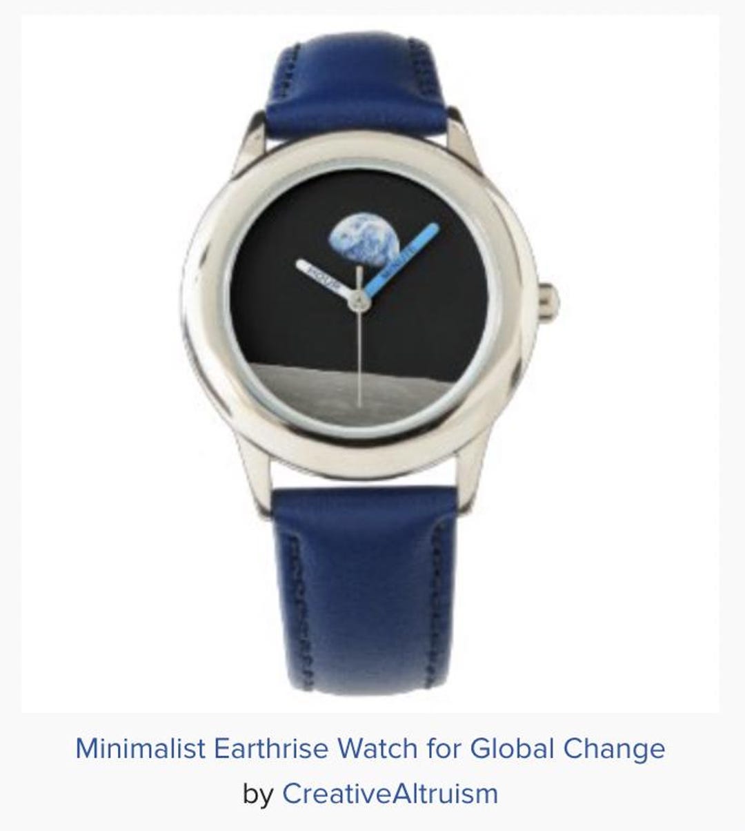 Minimalist Earthrise Watch for Global Change - Etsy