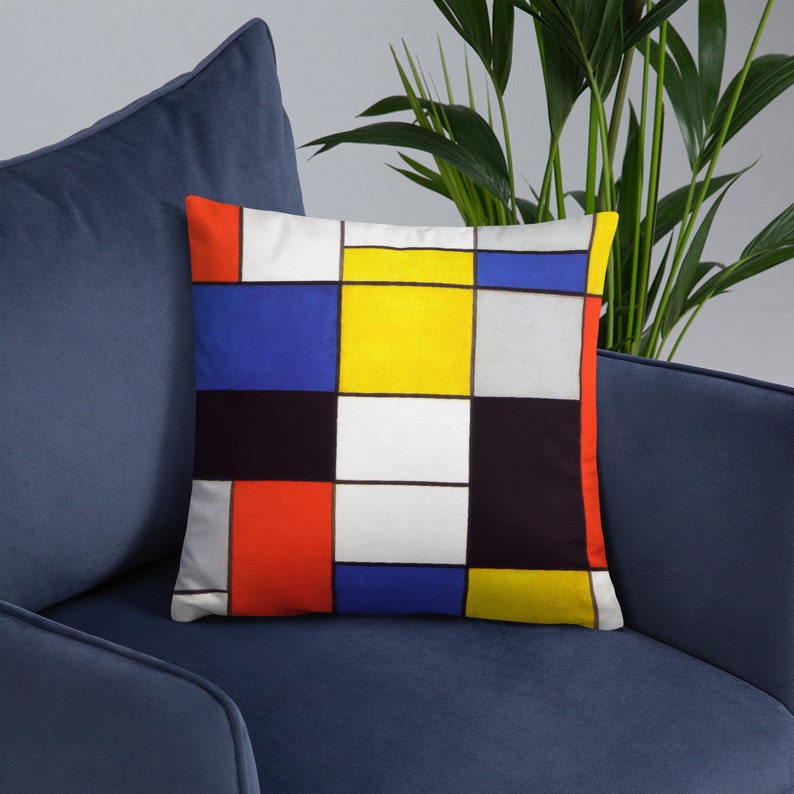Mondrian Pillow Featuring 'composition A' - Etsy
