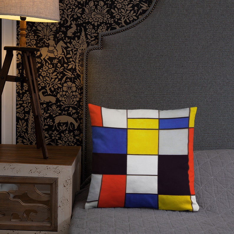Mondrian Pillow Featuring 'composition A' - Etsy