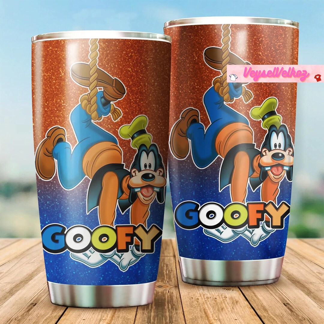 Goofy Tumbler Disney Tumbler Goofy Water Tumbler Goofy - Etsy
