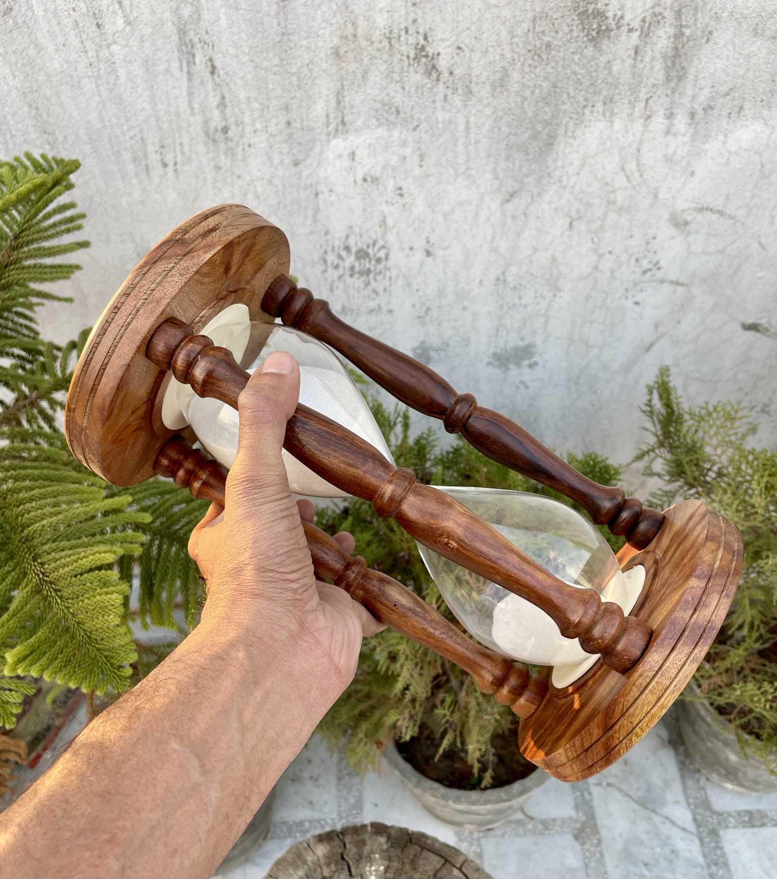 Handcrafted Nautical Wooden Hourglass - 60 Minute Sand Timer - Etsy