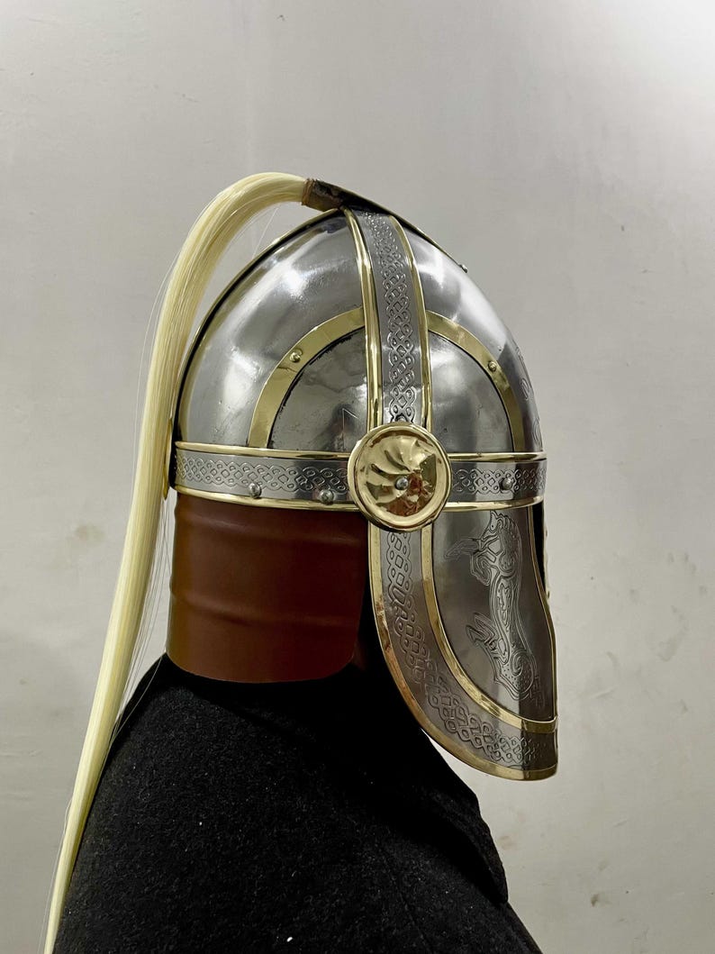 Lord of the Rings Eomer Helmet - 18 Gauge Steel Rohan Armor Replica ...
