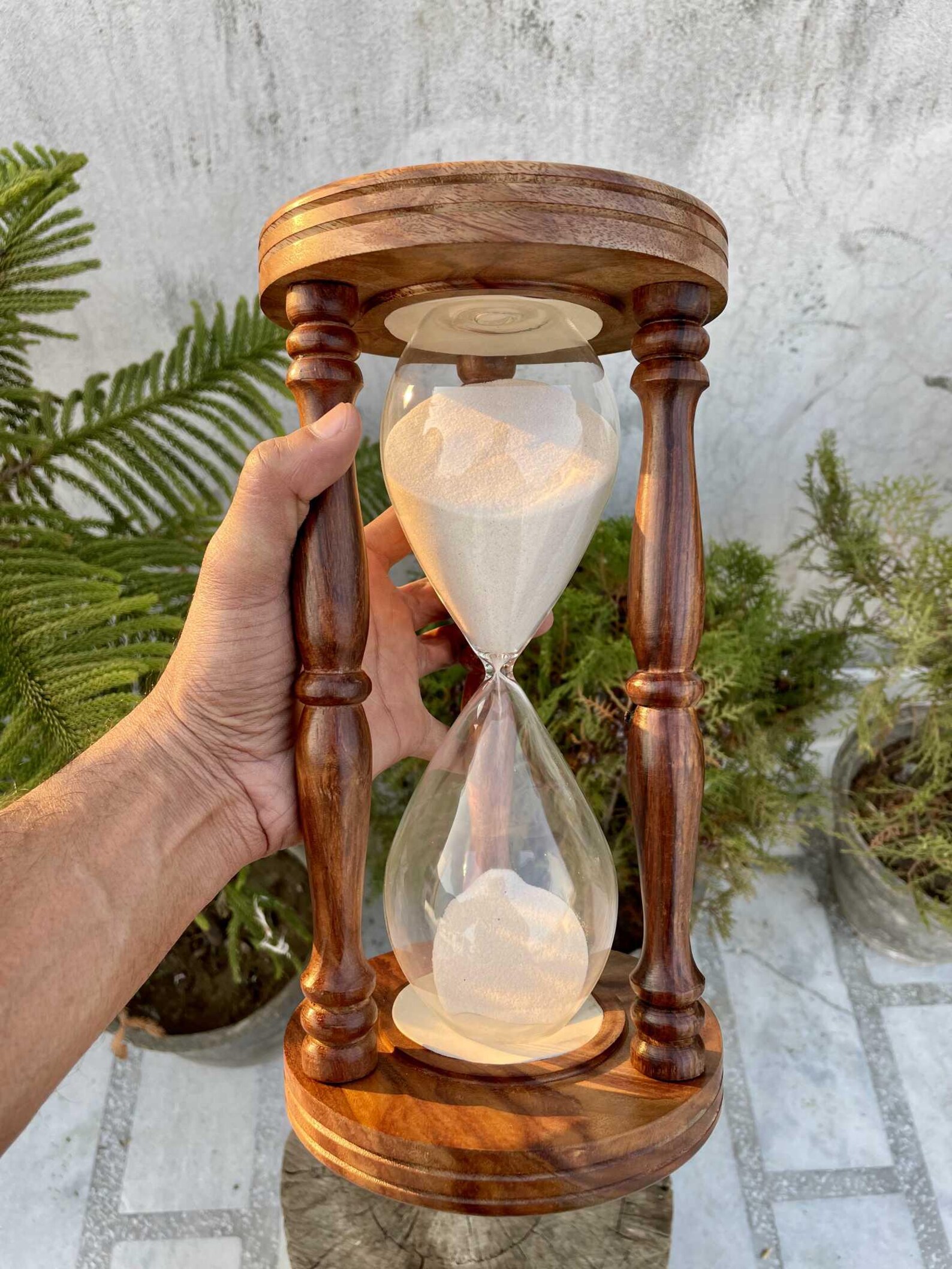 Handcrafted Nautical Wooden Hourglass - 60 Minute Sand Timer - Etsy