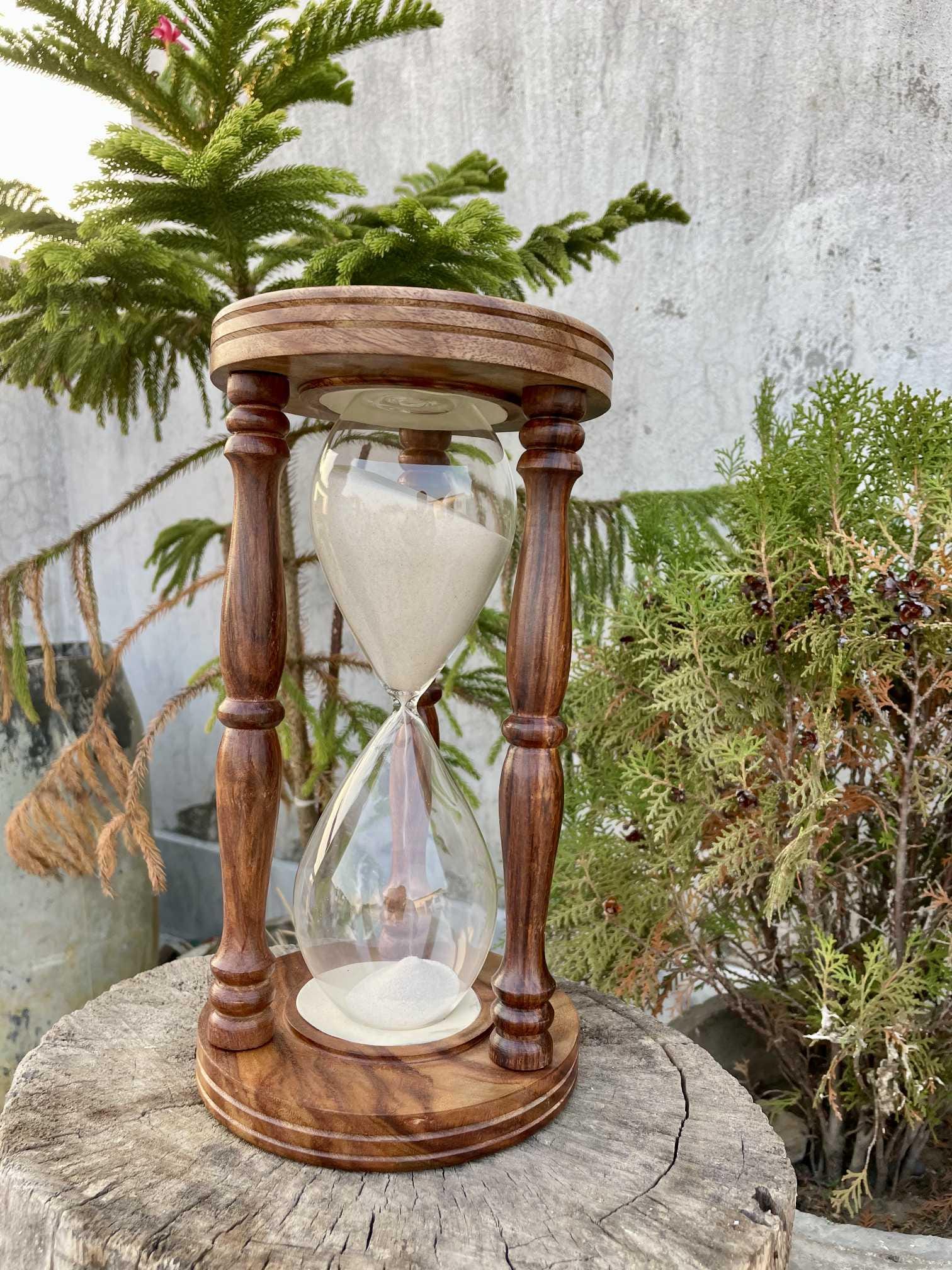 Handcrafted Nautical Wooden Hourglass - 60 Minute Sand Timer - Etsy