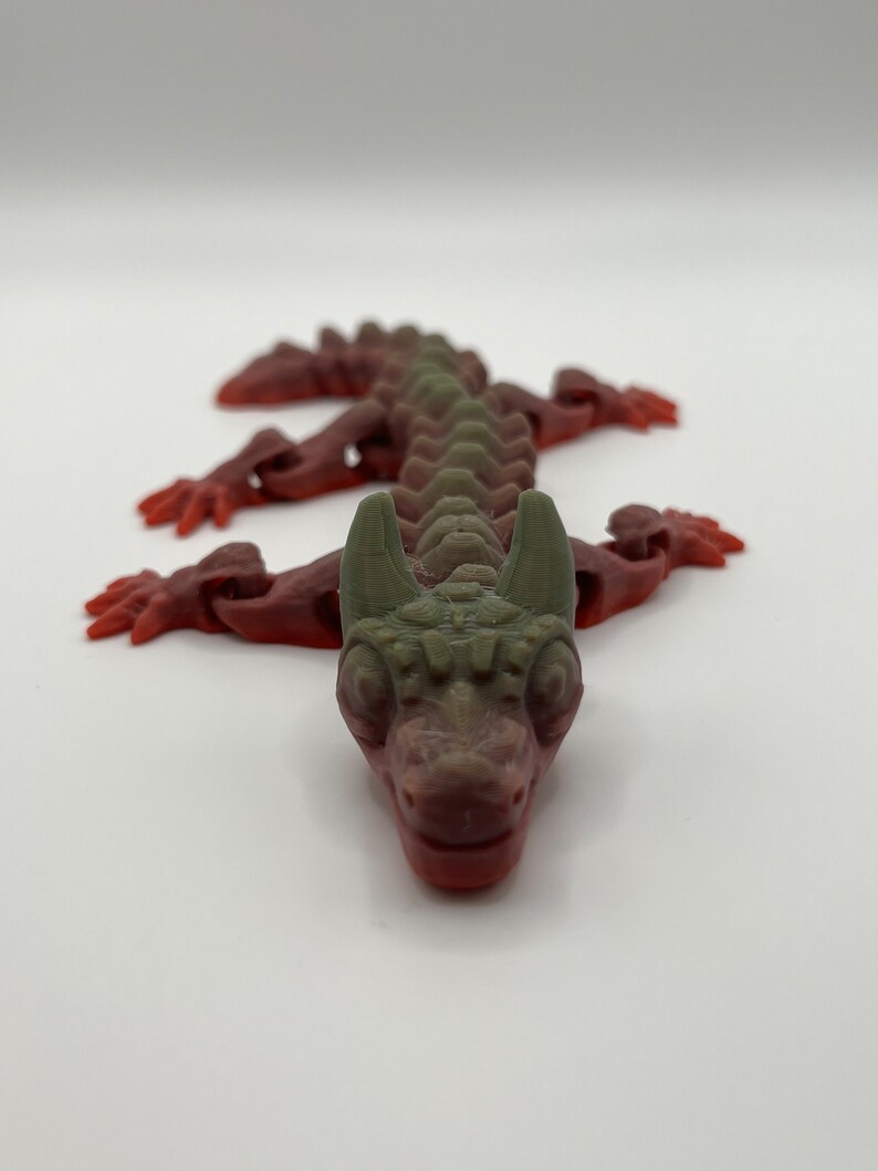 Articulated Baby Bull Dragon 3D Printed - Etsy