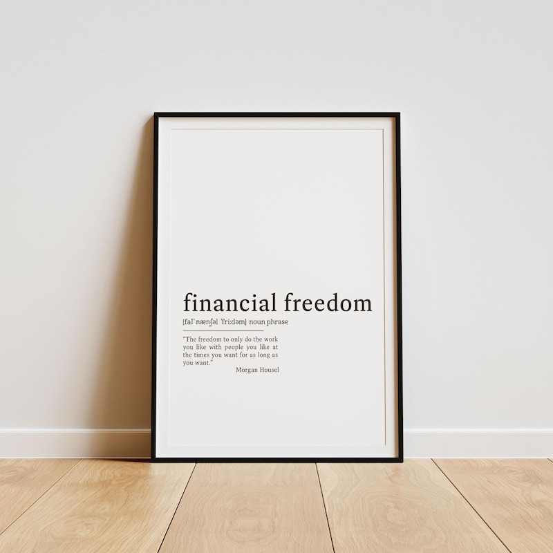 Financial Motivational Art - Etsy UK