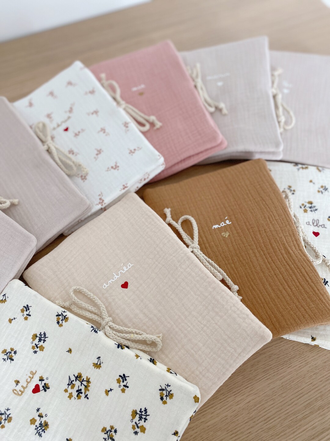 Protects Plain Health Book, Double Gauze, Birth Gift - Etsy