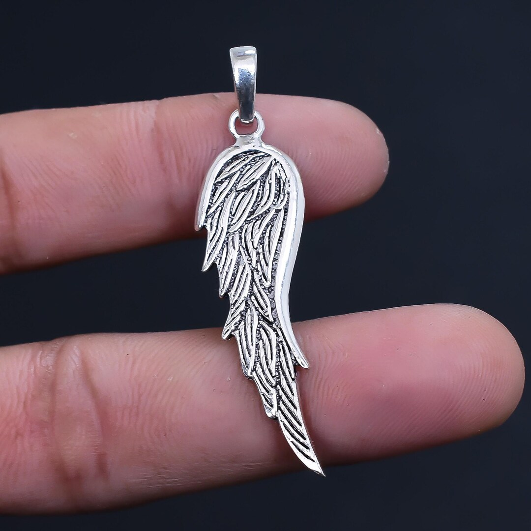Silver Angel Wings Necklace Fairy Wings-gift Girlfriend Gift-boyfriend ...