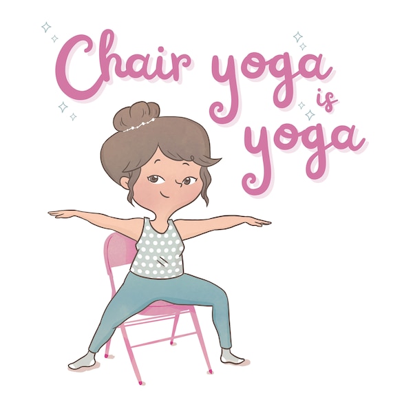 Printable Chair Yoga - Etsy