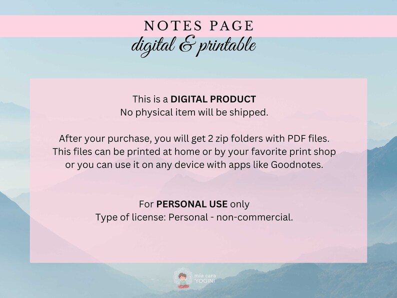 Printable Notes Page - Goodnotes Notes Page - Lined Notes Template ...
