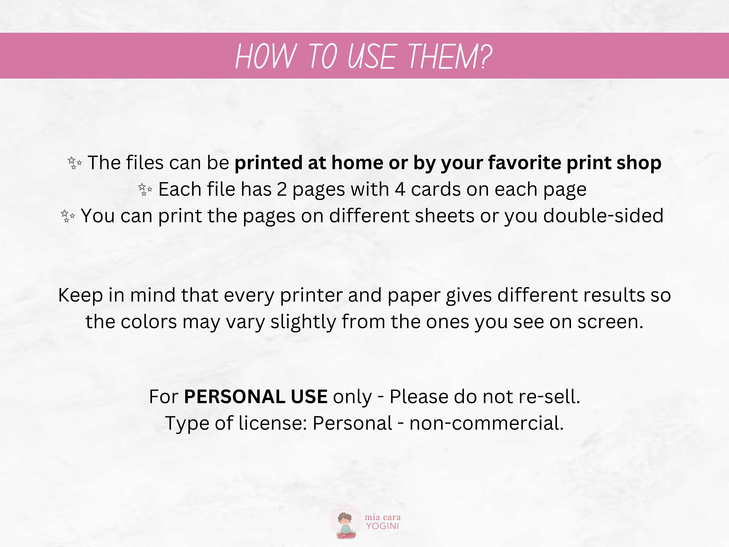 Yoga Consent Cards - Printable Yoga Flashcards - Simple Split Mandala ...