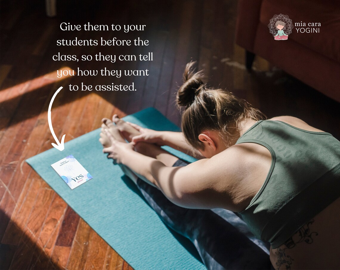 Yoga Consent Cards Printable Yoga Teacher Resource Trauma Informed ...