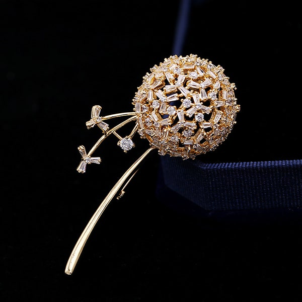 Dandelion Brooch - Etsy
