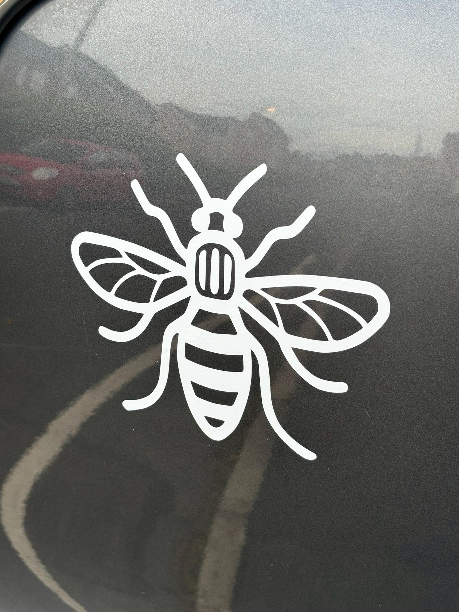 Manchester Bee Car Sticker, Vinyl Decal Sticker, Official Design, Van ...
