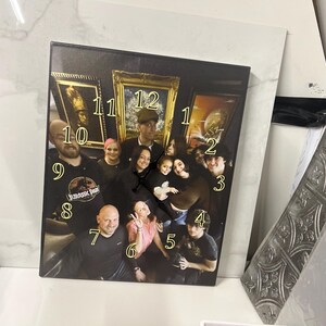 Handcrafted Canvas Wall Clock Modern Art With Functional Style 16x20 - Etsy