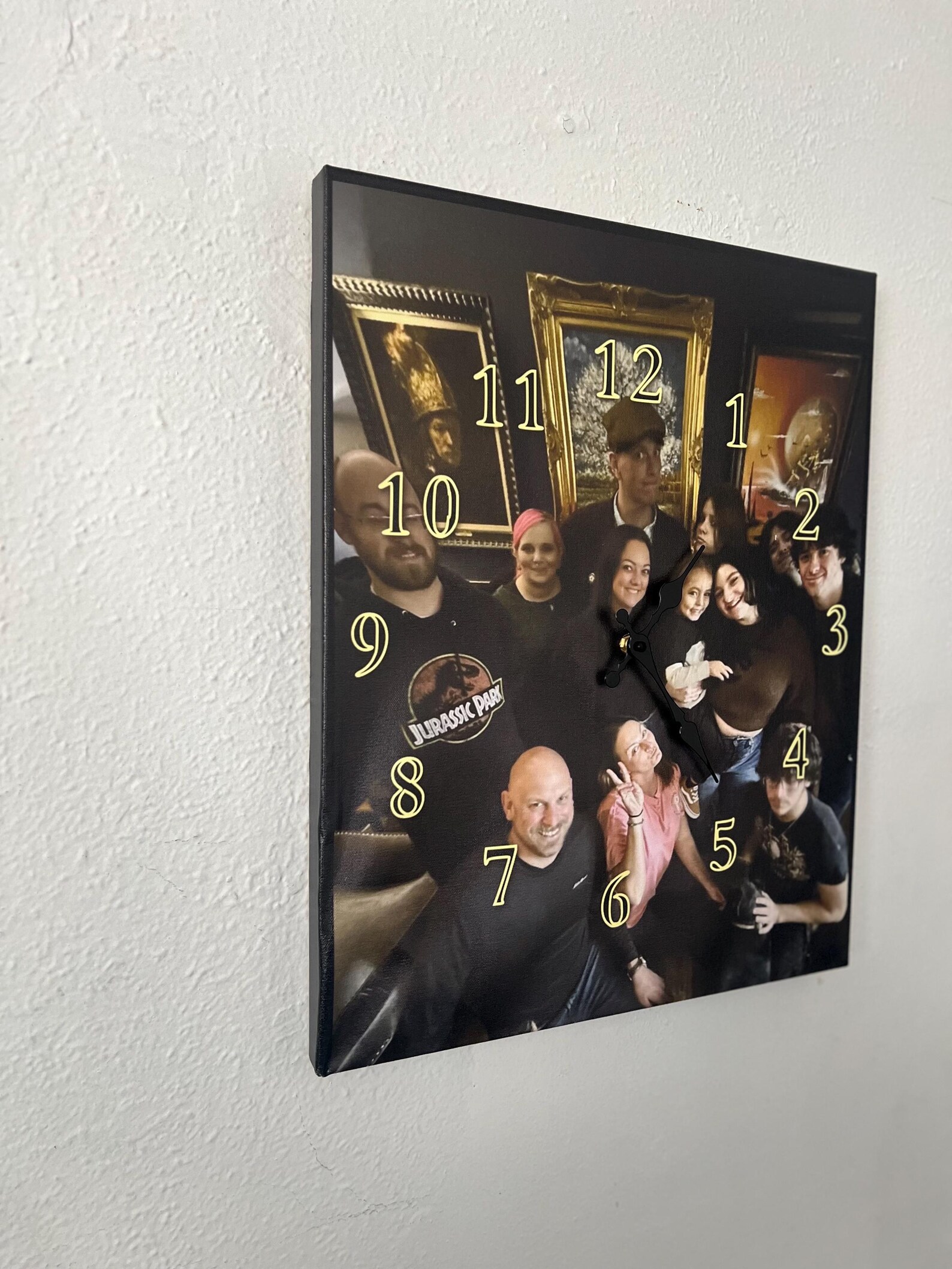 Handcrafted Canvas Wall Clock Modern Art With Functional Style 16x20 - Etsy