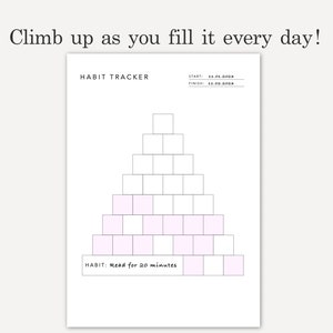 31 Days Habit Tracker Printable, Monthly Habit Tracker Template, Daily ...