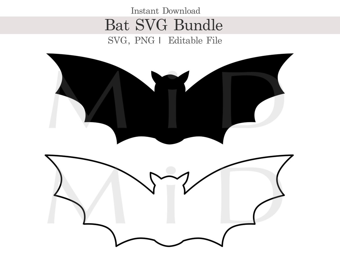Bat Svg Bundle Customizable Bats Cut File Halloween Bat Png - Etsy
