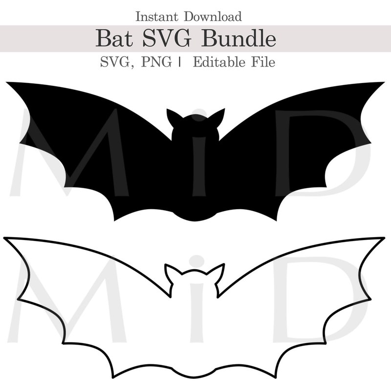 Bat Svg - Etsy