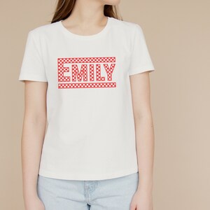 Customized Checkered Name Svg, Editable Retro Name Tag Png, Name Frame ...