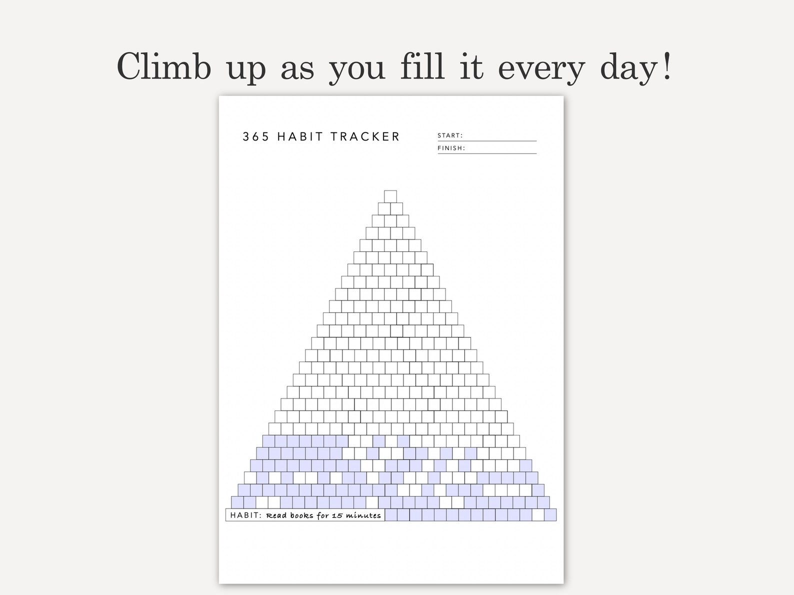 365 Days Habit Tracker Printable Annual Habit (Download Now) - Etsy