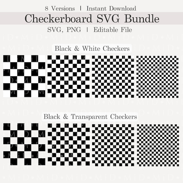 Transparent Checkerboard Png - Etsy