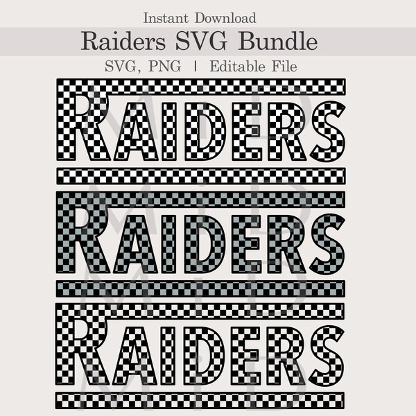 Raiders Svg - Etsy