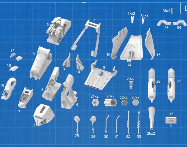 Republic Gunship Stl File Laat Stl FDM SLA 3D Printer - Etsy Australia