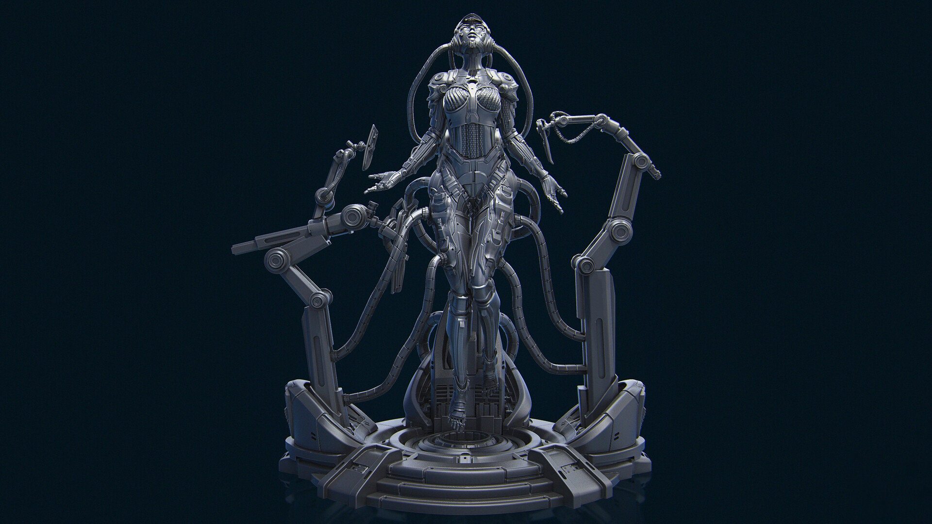Sci Fi Figure Stl Sci Fi Art Stl File 3d Printing Sci Fi Art - Etsy