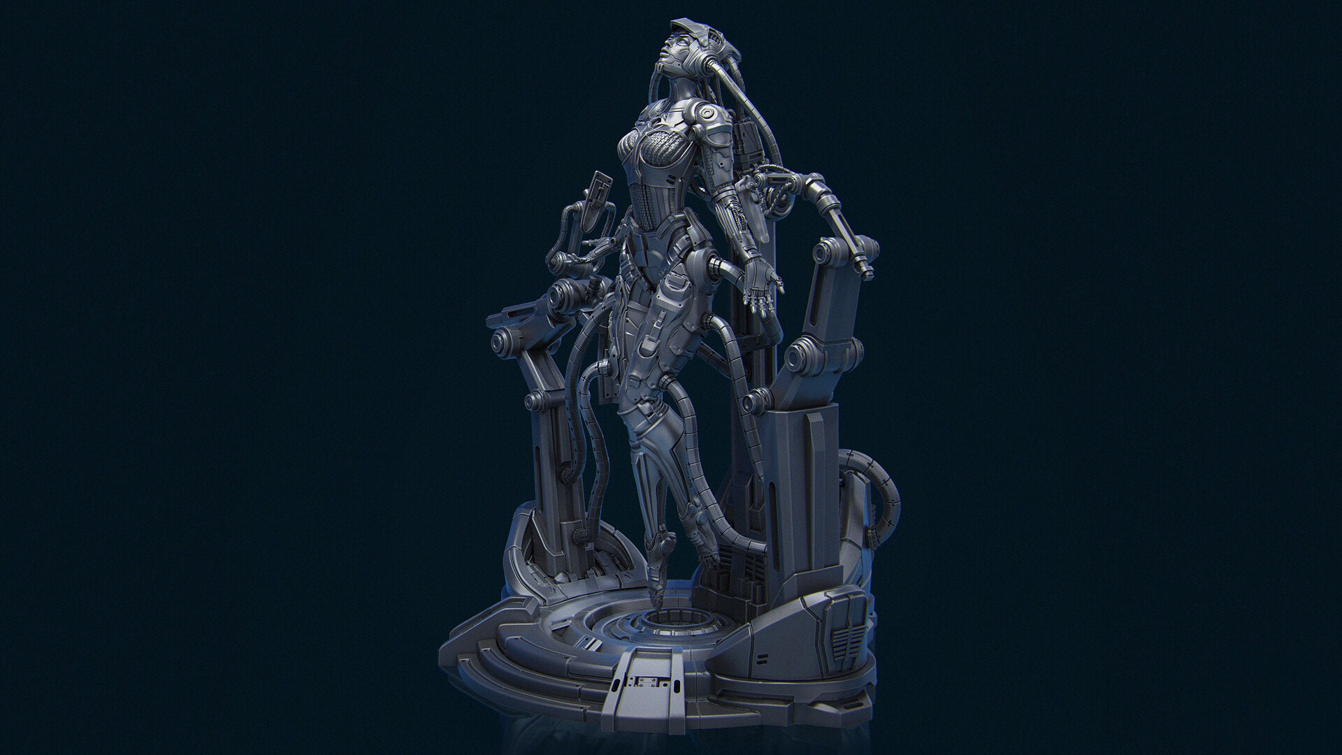 Sci Fi Figure Stl Sci Fi Art Stl File 3d Printing Sci Fi Art - Etsy