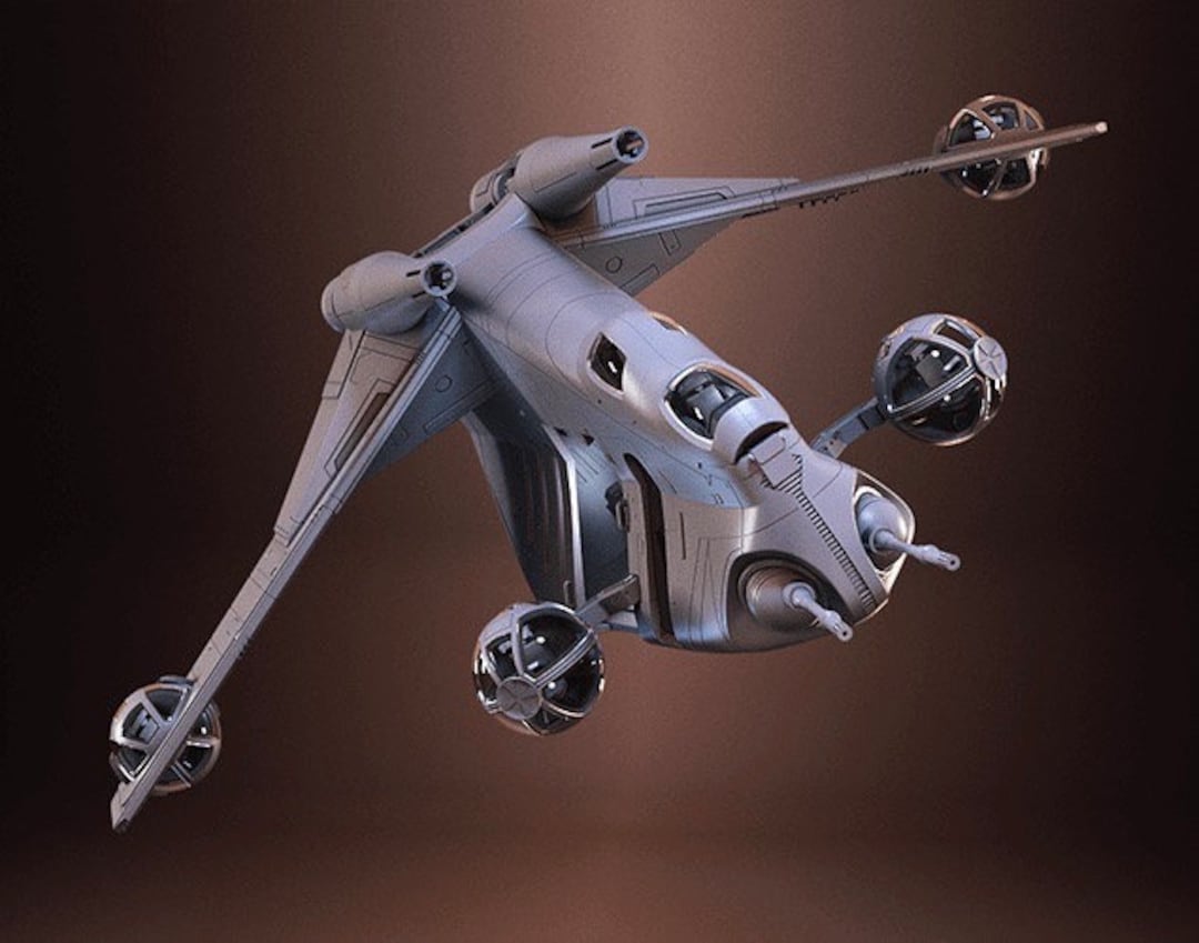 Republic Gunship Stl File Laat Stl FDM SLA 3D Printer - Etsy Australia