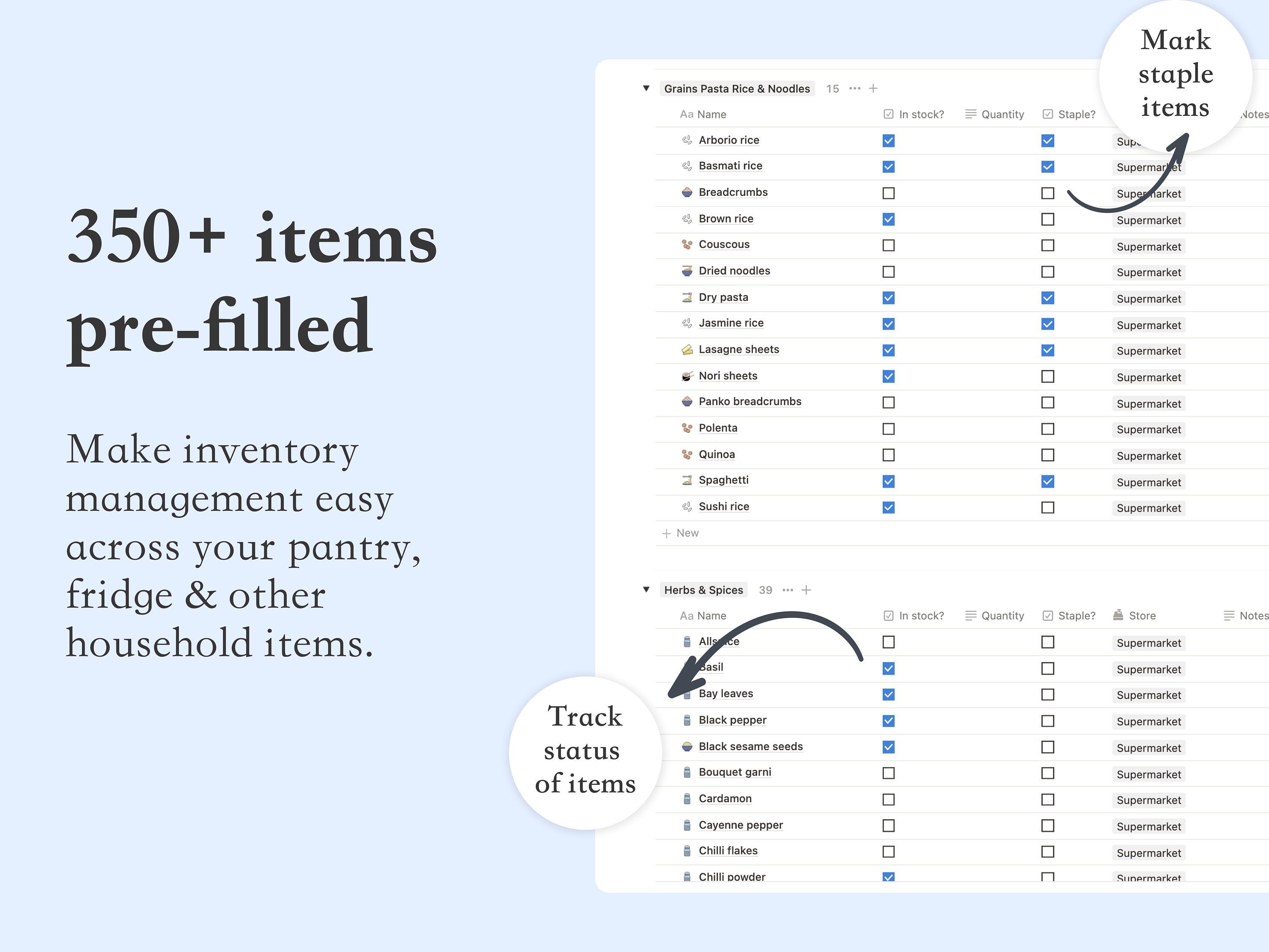 Notion Meal Planner & Grocery List Manager Notion Template - Etsy