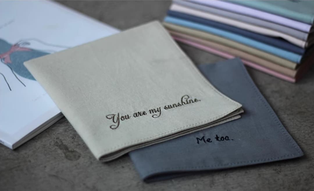 Embroidery Handkerchief Cotton Handy for Groomsmen Gift Men Lady 19 ...