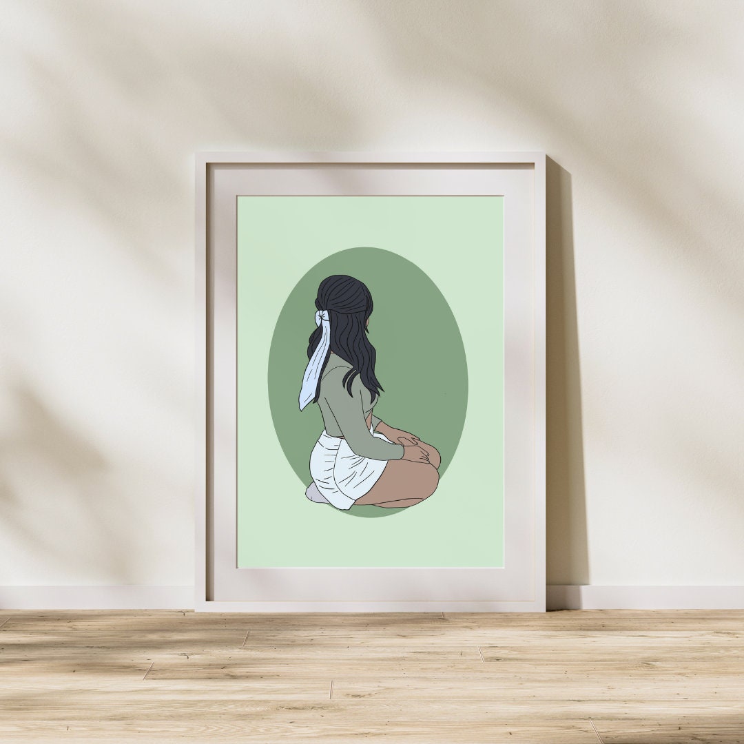 Digital Line Art Portrait digital Portrait, Custom Portrait, Line Art ...