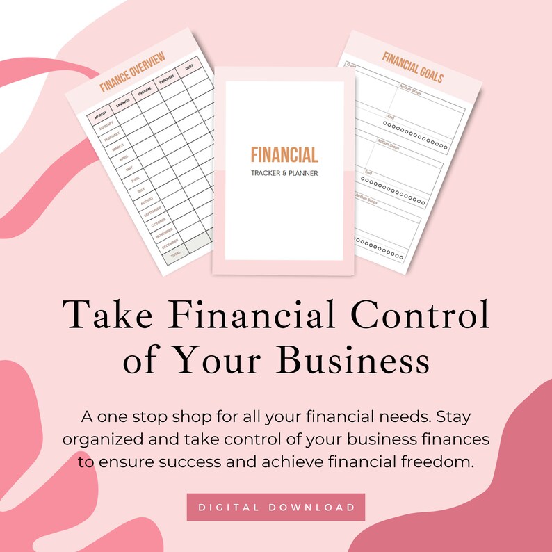 Digital Business Financial Planner & Tracker | Boost Profits, Maximize ...