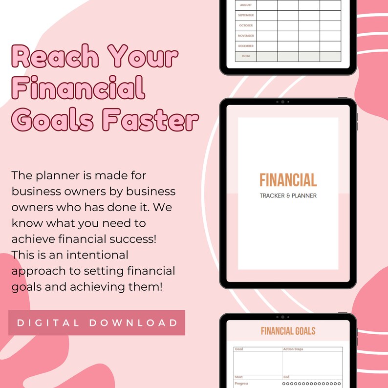 Digital Business Financial Planner & Tracker | Boost Profits, Maximize ...