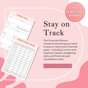 Digital Business Financial Planner & Tracker | Boost Profits, Maximize ...