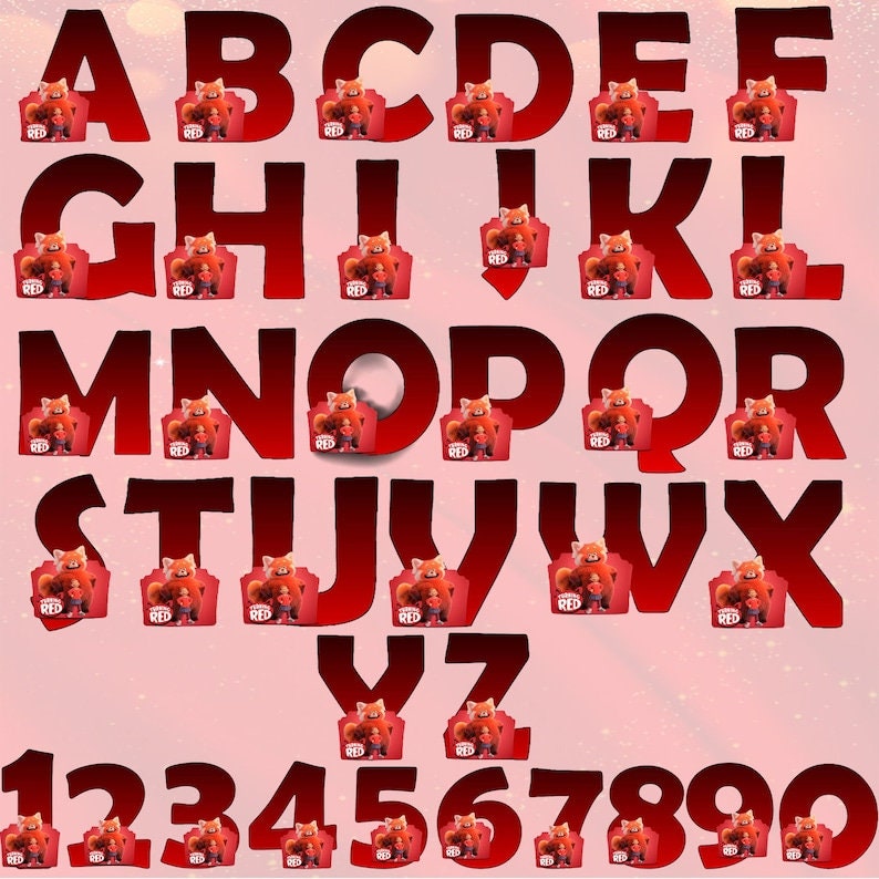 Turning Red Clipart PNG Turning Red Logo Shirt Turning Red Birthday ...