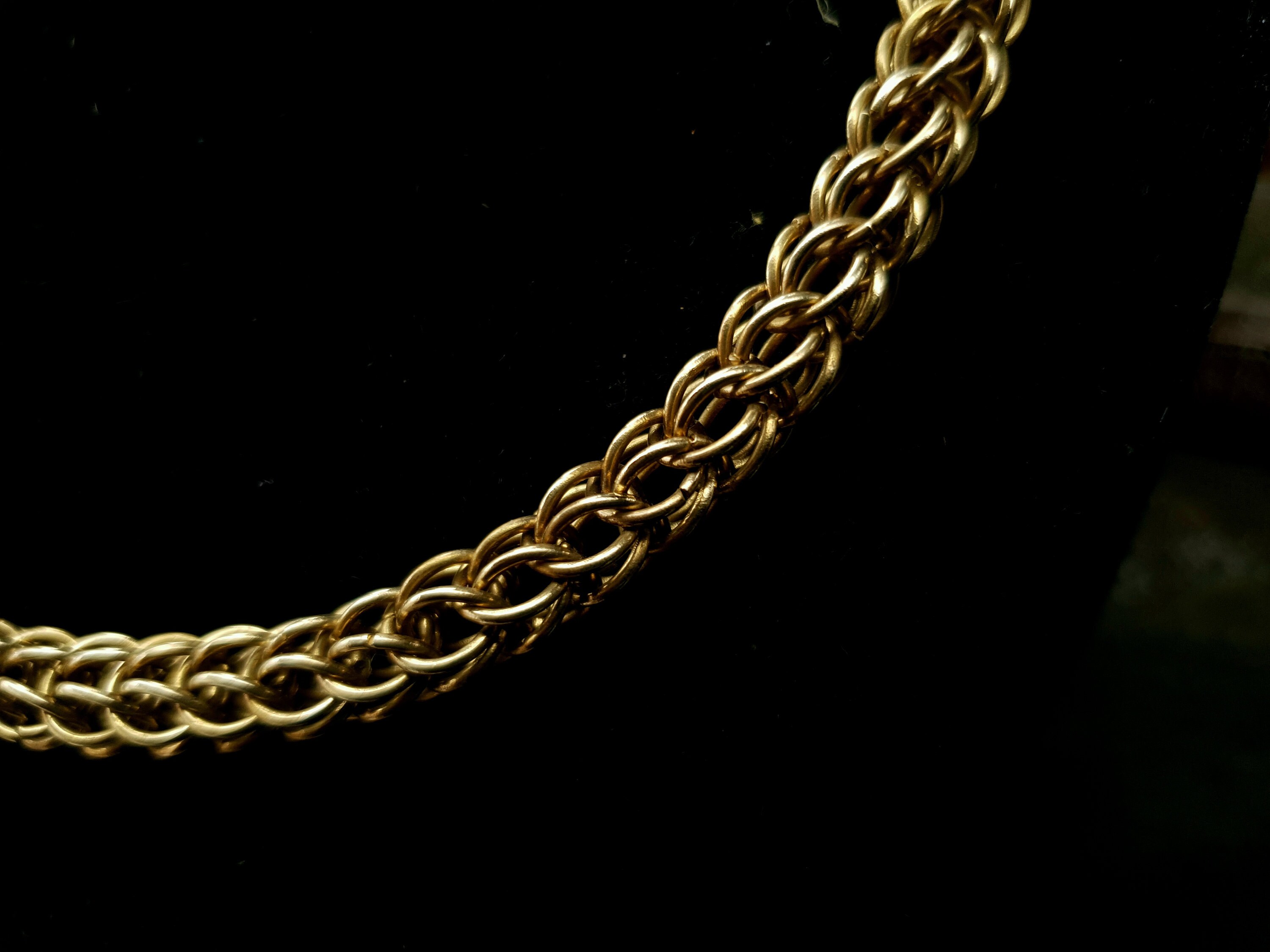 Hesketh Brass Full Persian Chainmail Necklace - Etsy