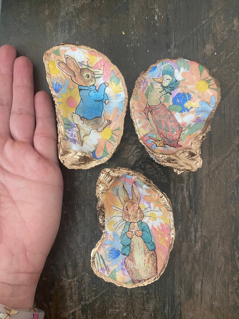 Peter Rabbit Easter Trinket Dish Set Easter Bunny Decor - Etsy