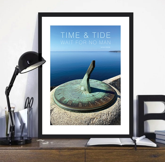 Time and Tide Wait for No Man Poster, Wall Art, Photograph, Wall Print ...