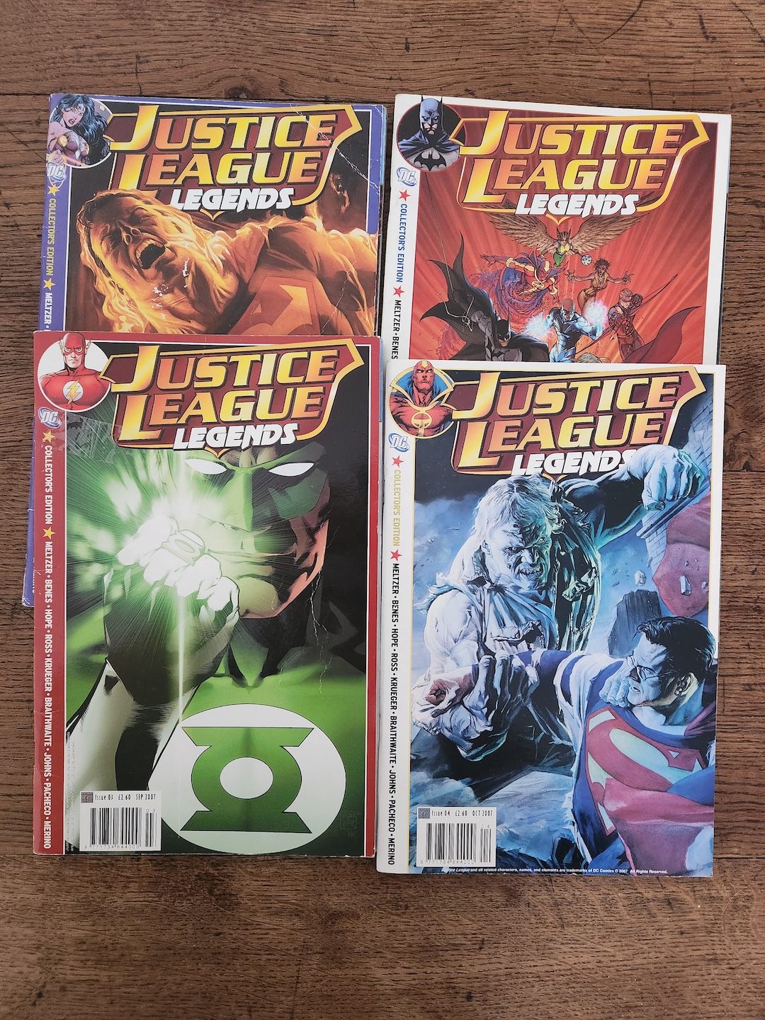 DC Comics - Justice League Legends X4 Comics Bundle - Etsy